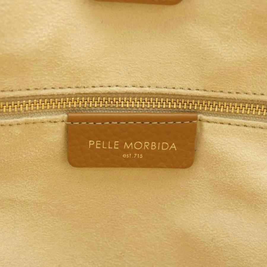 【中古】ペッレモルビダ PELLE MORBIDA トートバッグ レザー キーリング キャメル pmo-kct013 /RI ■OS レディース ペッレモルビダ PELLE MORBIDA トートバッグ レザー キーリング
