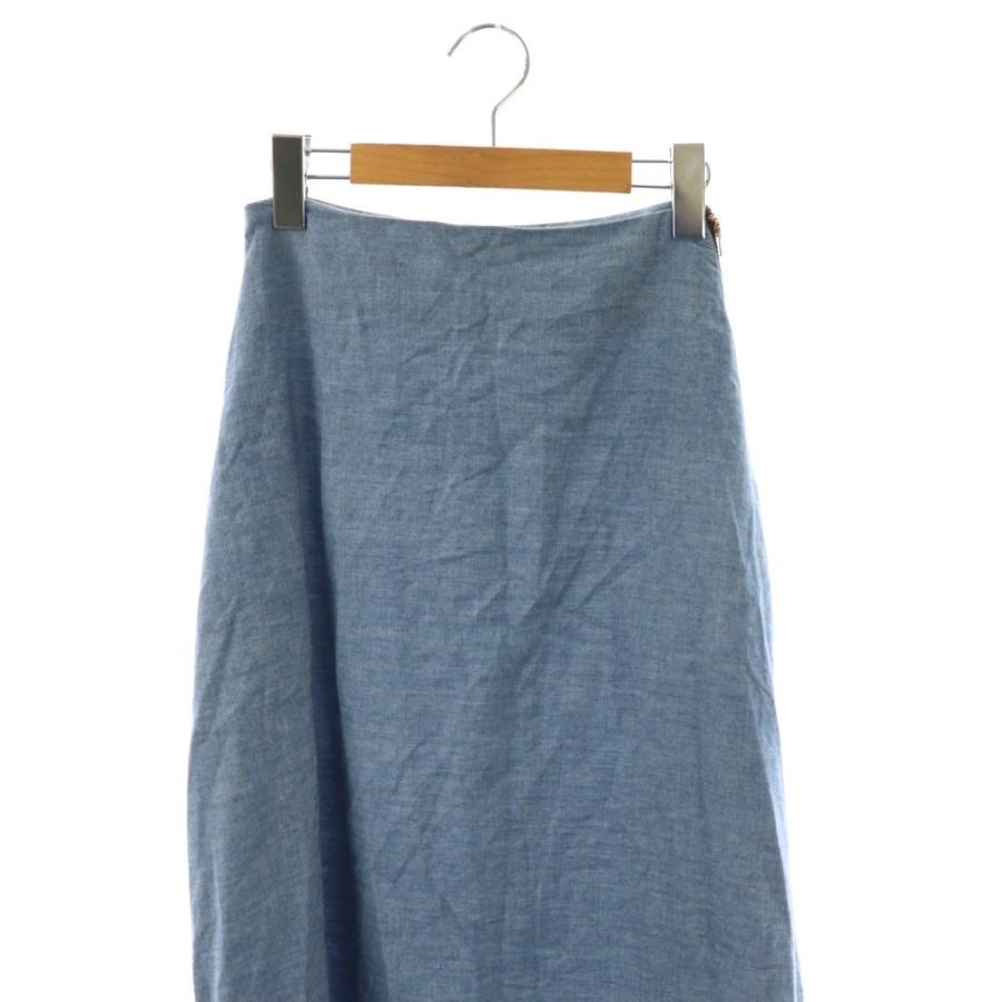 マディソンブルー MADISONBLUE シャンブレーマキシフレアスカート