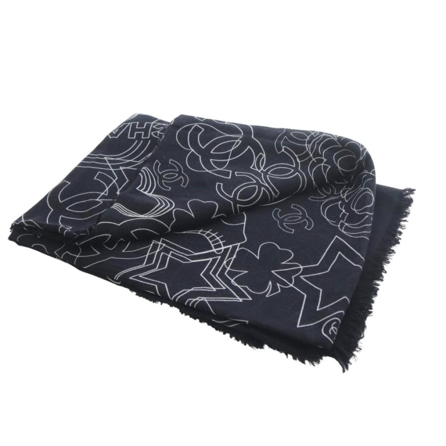 CHANEL（シャネル） CHANEL 24C ストール カシミヤ シルク混 ココ