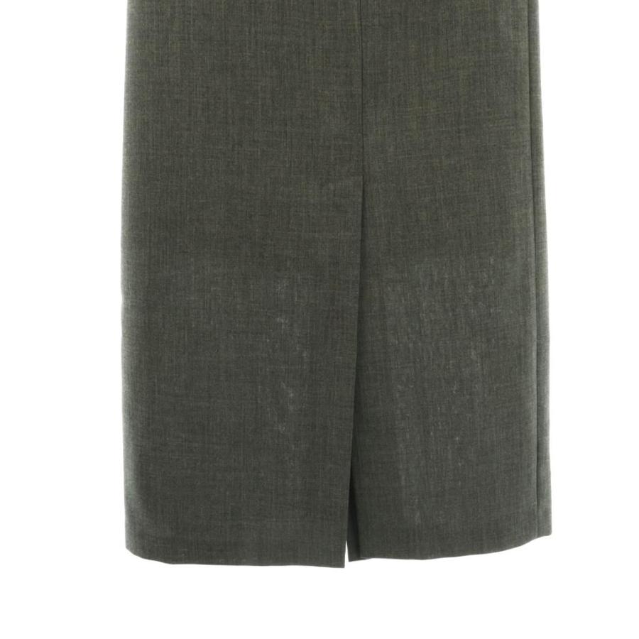 【中古】エンフォルド ENFOLD 24SS MINIMAL STRAIGHT SKIRT スカート タイト スリット ウール 36 グレー /CX ■OS エンフォルド ENFOLD 24SS MINIMAL STRAIGHT SKIRT スカート タイト