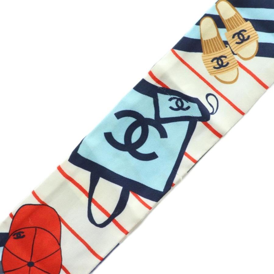 CHANEL（シャネル） CHANEL 23C モナコモデル リボンスカーフ シルク