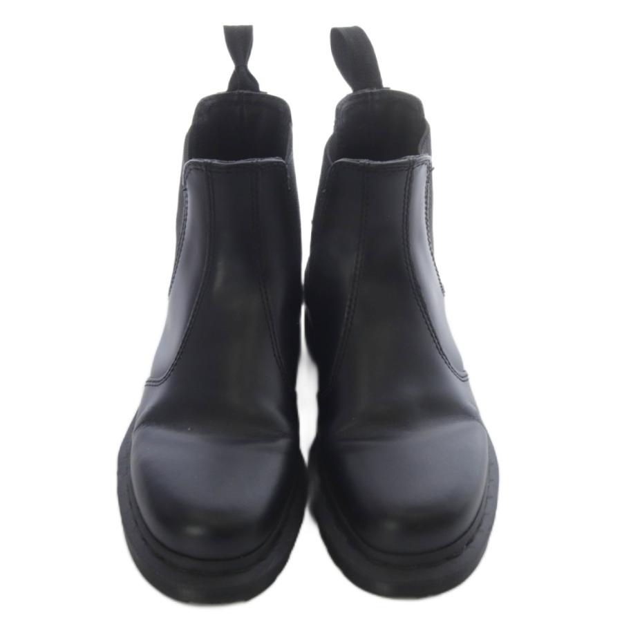 Dr.Martens ドクターマーチン DR.MARTENS チェルシーブーツ ショート レザー UK4 黒 ブラック 2976MONO /SR SH レディース : ブランド古着販売の ...