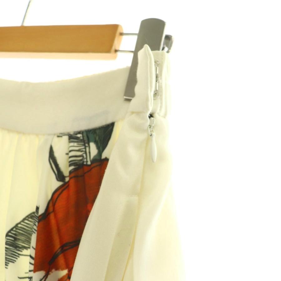 アメリヴィンテージ Ameri VINTAGE STUDIOUS別注 ELLA CIRCULAR SKIRT スカート ロング フレア 花柄 M アイボリー 01020920120 ...