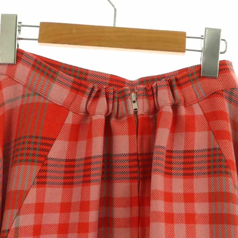 アメリヴィンテージ Ameri VINTAGE EVELYN CHECK FLARE SKIRT スカート ロング チェック フレア M 赤 02220920920 /NR OS レディース ...