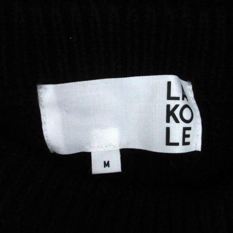 未使用品 ラコレ LAKOLE ニット セーター クルーネック 長袖 無地 M 黒 ブラック /HO2 レディース : 171-902310250137 : ブランド古着販売のベクトル ...