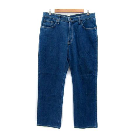 EDWIN（エドウィン） デニムパンツ ジーンズ ストレートパンツ ロング丈 35 青 ブルー /SY19 メンズ : ブランド古着販売の ...