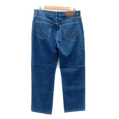 EDWIN（エドウィン） デニムパンツ ジーンズ ストレートパンツ ロング丈 35 青 ブルー /SY19 メンズ : ブランド古着販売の ...
