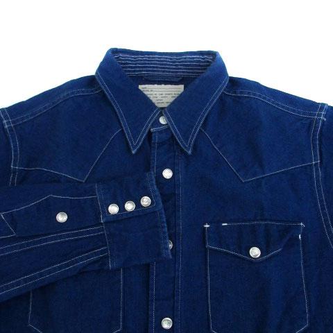 UNITED ARROWS ユナイテッドアローズ シャトルノーツ SHUTTLE NOTES ウエスタンシャツ カジュアルシャツ 長袖 無地 ...