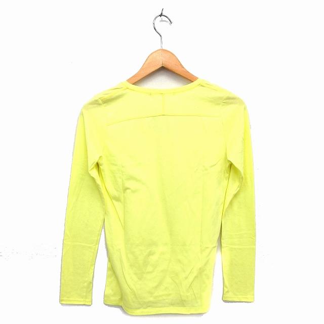 アズールベーシック AZUL basic カットソー Tシャツ Vネック コットン混 無地 長袖 S 黄 イエロー /NT27 レディース : ブランド古着販売のベクトル - 通販 ...
