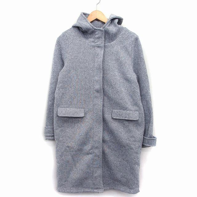 インタープラネット INTERPLANET フード コート ミドル丈 裏起毛 総柄 002 ライトグレー 灰 /HT28 レディース : 172-902211250187 : ブランド古着販売 ...