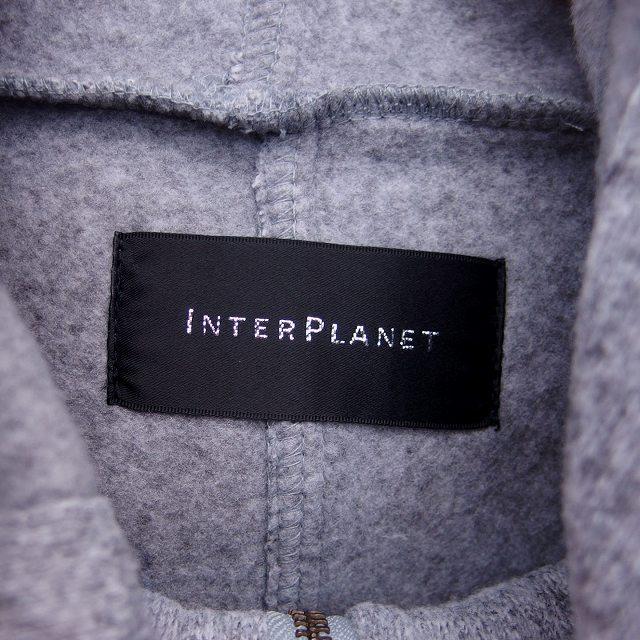 インタープラネット INTERPLANET フード コート ミドル丈 裏起毛 総柄 002 ライトグレー 灰 /HT28 レディース : 172-902211250187 : ブランド古着販売 ...