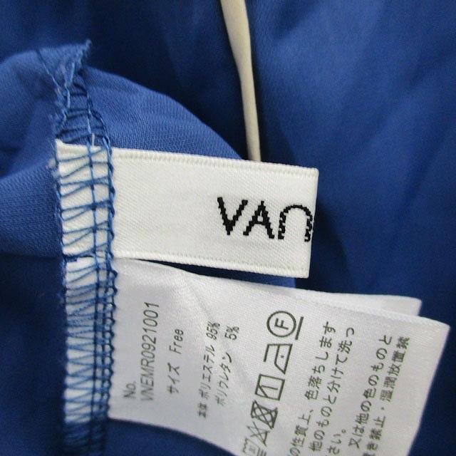 ヴァニーユー VANNIE U ワンピース ロング 長袖 シンプル F ブルー 青 /KT28 レディース : ブランド古着販売のベクトル ...