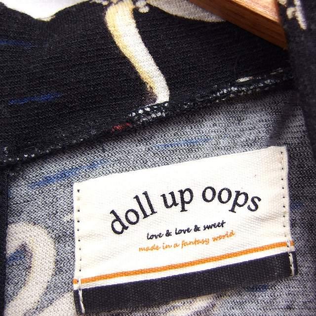 ドールアップウップス doll up oops フレア ワンピース 半袖 ひざ丈 スワンプリント F ブラック 黒 /FT14 レディース : 172-902405100170 : ブランド ...