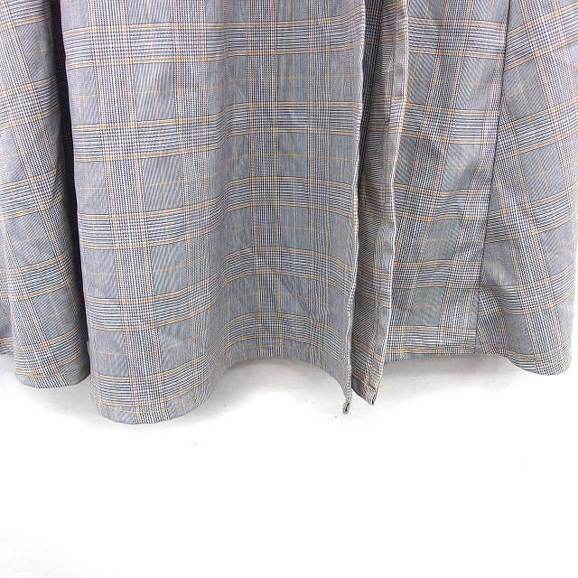 スパイラルガール SPIRALGIRL ワンピース フレア ロング オープンカラー グレンチェック ベルト ゆったり 長袖 F グレー /NT33 レディース : ブランド古着販売のベクトル ...