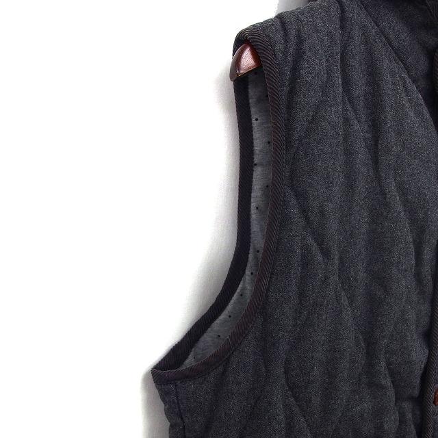 シンプリシテェ SIMPLICITE PLUS 中綿 ベスト アウター フード キルティング ウール混 ベルト 40 チャコールグレー /NT1 メンズ : ブランド古着販売のベクトル ...