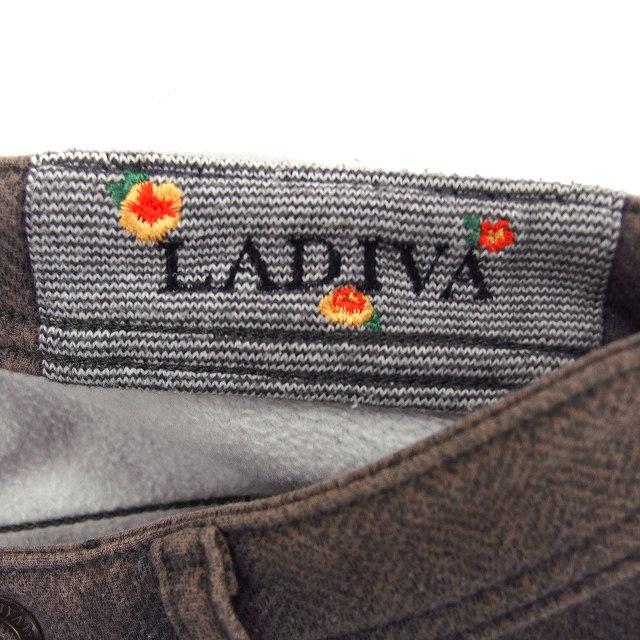 EDWIN エドウィン LADIVA パンツ テーパード 裏起毛 ストレッチ ジップフライ S 茶 ブラウン /NT31 レディース : ブランド古着販売のベクトル - 通販 - Yahoo ...