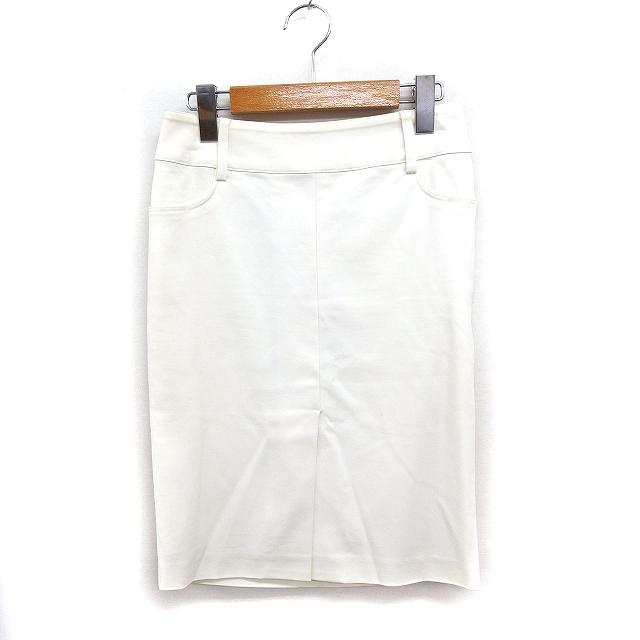 INTERPLANET インタープラネット タイトスカート ミニ スリット 無地 コットン 綿 34 オフホワイト 白 /FT26 レディース : ブランド古着販売のベクトル - 通販 ...
