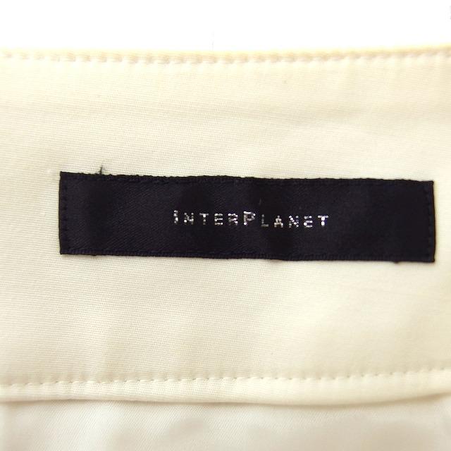 INTERPLANET インタープラネット タイトスカート ミニ スリット 無地 コットン 綿 34 オフホワイト 白 /FT26 レディース : ブランド古着販売のベクトル - 通販 ...