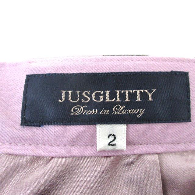 ジャスグリッティー JUSGLITTY フレア スカート ロング 花柄 2 ピンク /KT25 レディース : ブランド古着販売のベクトル - 通販 - Yahoo!ショッピング