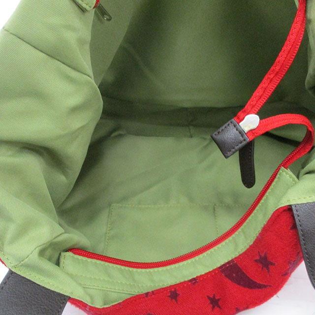 ホコモモラデシビラ Jocomomola de Sybilla ハンドバッグ ジップ フロントプリント レッド 赤 /KT4 レディース : ブランド古着販売のベクトル - 通販 ...