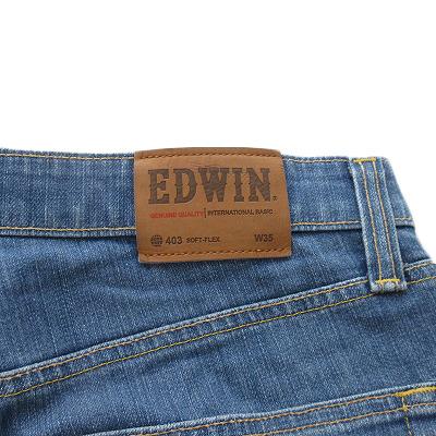 EDWIN エドウィン S403 SOFT FLEX パンツ ジーンズ デニム 35 青 ブルー メンズ : ブランド古着販売のベクトル - 通販 - Yahoo!ショッピング