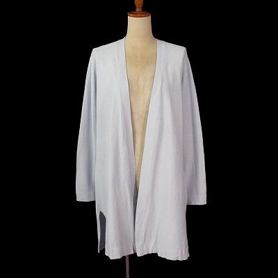 ダーマコレクション dama collection カーディガン ロング コットン LL 水色 レディース : ブランド古着販売のベクトル - 通販 - Yahoo!ショッピング