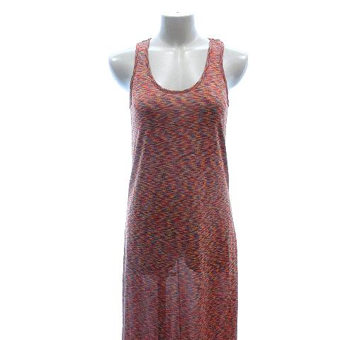 サブアーバン ライオット Sub_Urban Riot ワンピース マキシ ロング 総柄 ノースリーブ S 赤 レッド /AU RY ...