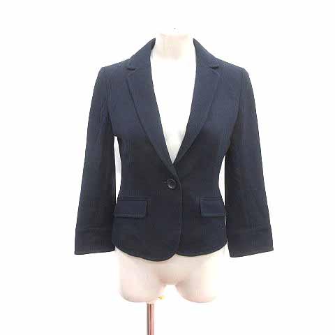 クリアインプレッション CLEAR IMPRESSION テーラードジャケット レース 2 M 紺 ネイビー /YK レディース : ブランド古着販売のベクトル - 通販 - Yahoo!ショッピング