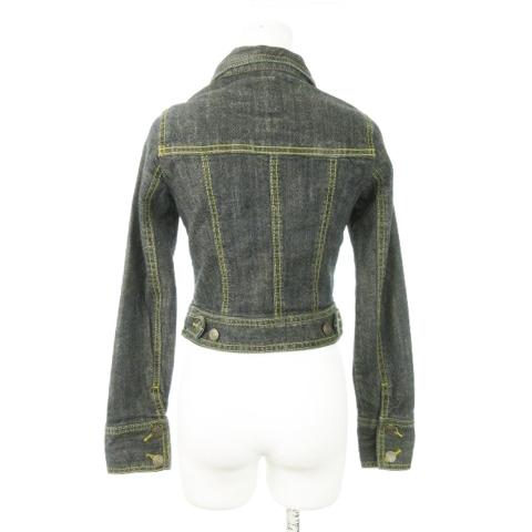 オゾック OZOC ジャケット デニム Gジャン ジージャン ストレッチ ステッチ 38 紺 ネイビー /AH11 レディース : 198-902408050177 : ブランド古着販売の ...