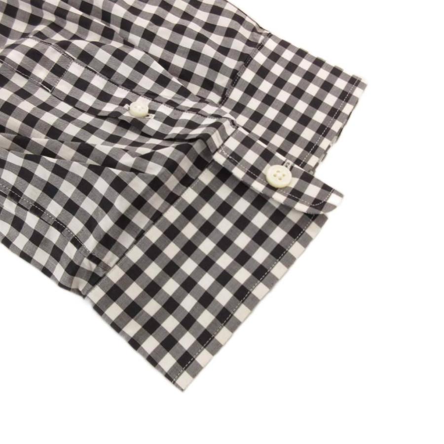 WACKO MARIA（ワコマリア） ×トーマスメイソン BDシャツ L 白 ホワイト 黒 ブラック ギンガムチェック柄 ボタンダウンカラー ...