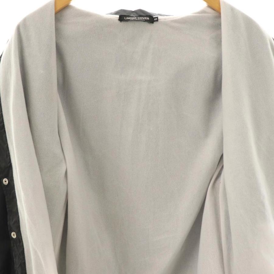 アンダーカバー UNDERCOVER ジャケット ブルゾン ロゴ ステンカラー S