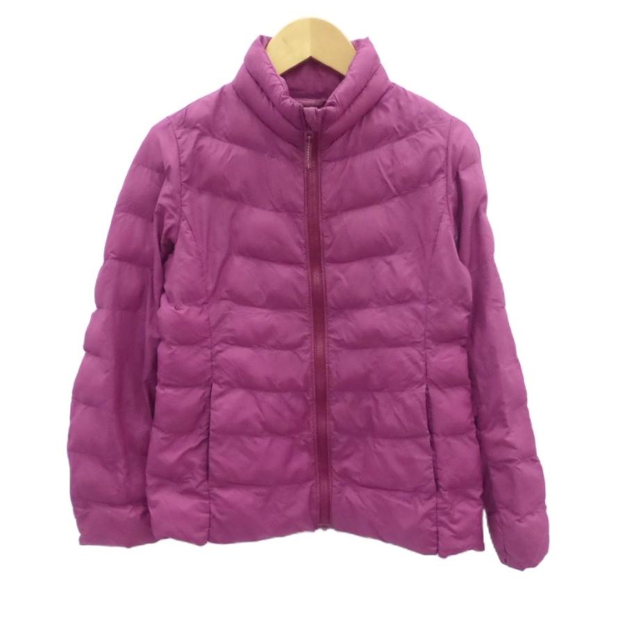ユニクロ（UNIQLO） 中綿ジャケット スタンドカラー ミドル丈 140 マゼンタ /HO36 GY61 女の子 キッズ : ブランド古着 ...