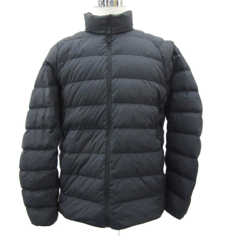ユニクロ（UNIQLO） ウルトラライトダウンジャケット ミドル丈 XL 黒 スタンドカラー /SM63 GY61 メンズ : ブランド古着 ...