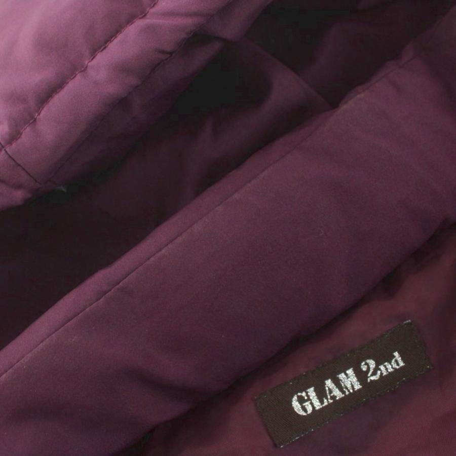 グラム glamb 2nd ダウンジャケット フード ジップアップ 紫 パープル /KU GY61 レディース : ブランド古着販売のベクトル ...