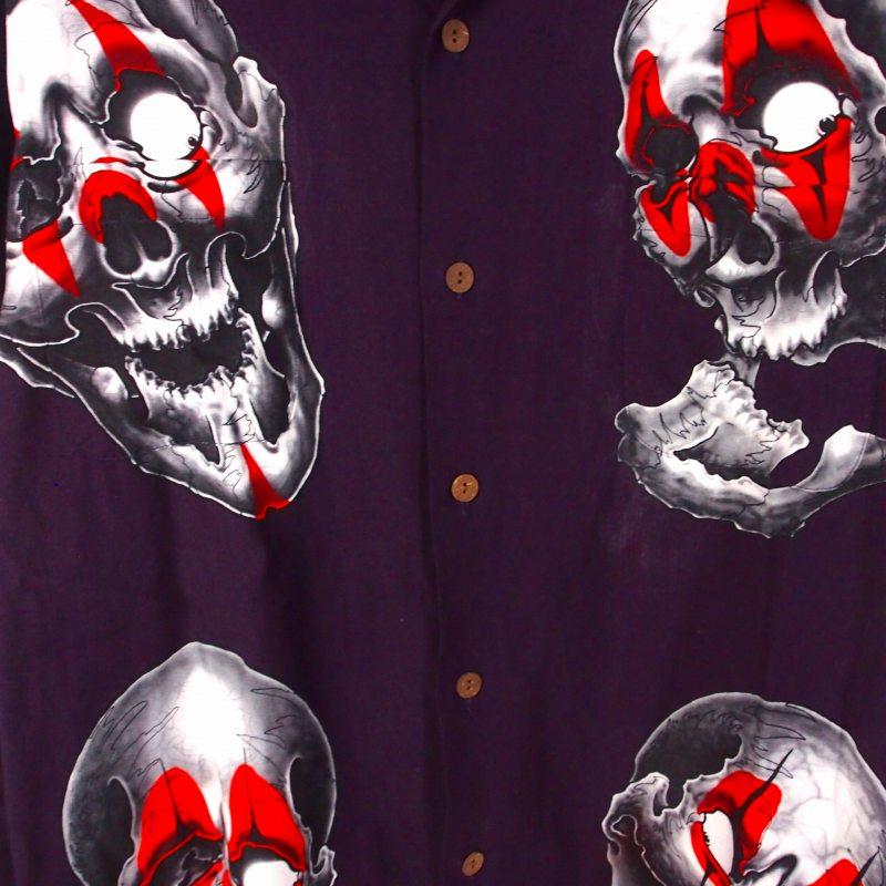 WACKO MARIA（ワコマリア） × 56 tattoo studio L/S HAWAIIAN SHIRT ハワイアンシャツ 長袖 M ...