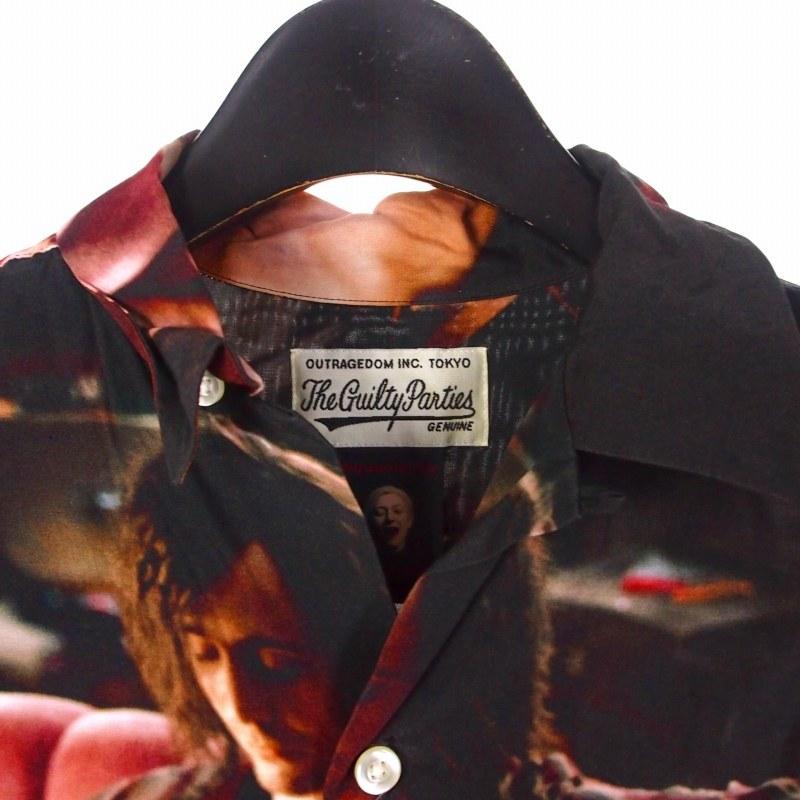 WACKO MARIA（ワコマリア） × ジムジャームッシュ Jim Jarmusch アロハシャツ 半袖 S ブラック 黒 メンズ ...