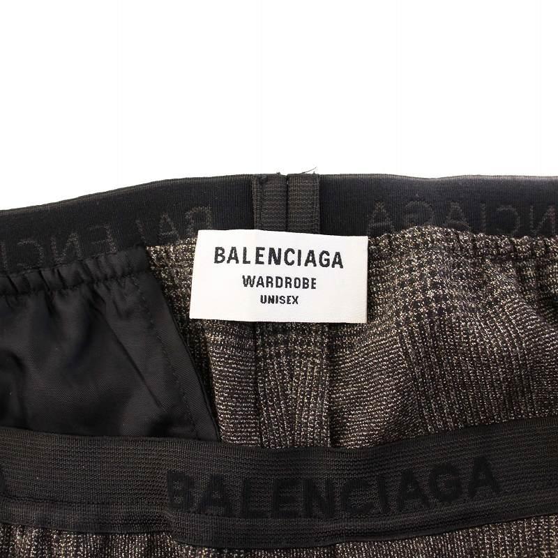 BALENCIAGA バレンシアガ WARDROBE Elastic Pants ワイドパンツ BALENCIAGA バレンシアガ WARDROBE Elastic Pants ワイドパンツ