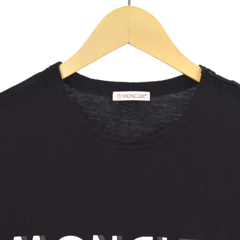 MONCLER モンクレール 20AW MAGLIA T-SHIRT Tシャツ 半袖 ロゴ プリント S 黒 ブラック F20918C75910 ☆AA★ メンズ : ブランド古着販売の ...