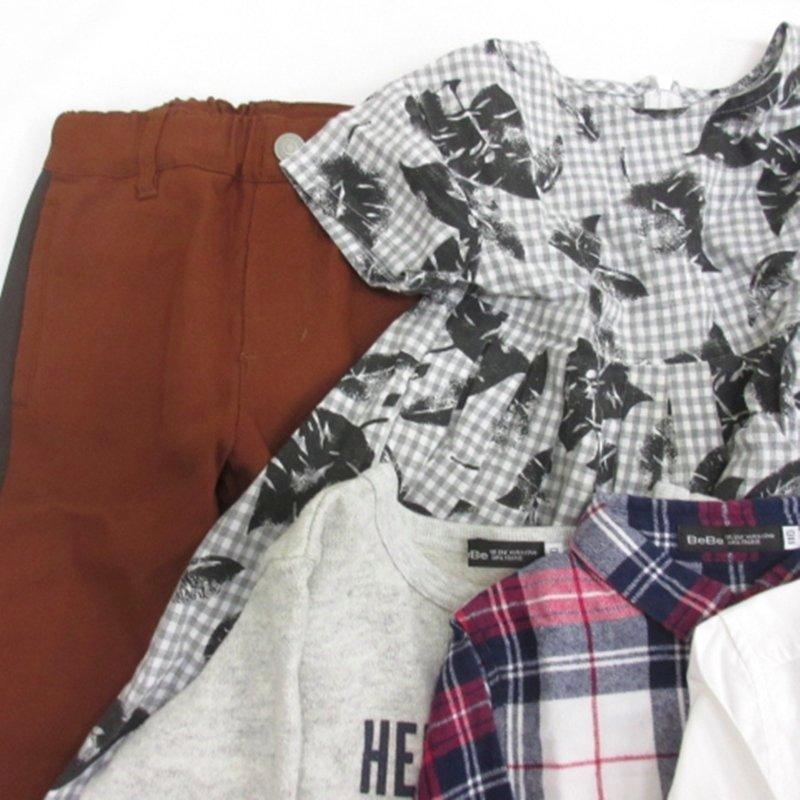 ベベ bebe キッズ服 Tシャツ パンツ ワンピース まとめ 9点セット 110 GY14 キッズ : ブランド古着販売のベクトル - 通販 - Yahoo!ショッピング