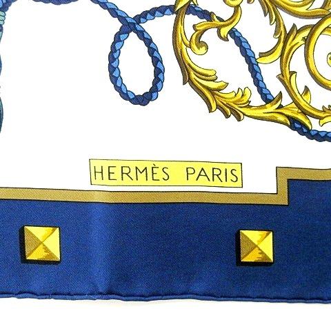 HERMES エルメス 美品 カレ 90 スカーフ 大判 シルク LES CLES THE KEYS RARE 鍵 紺 ネイビー U180 レディース : ブランド古着販売のベクトル - 通販 ...
