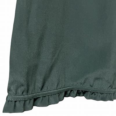 MARNI（マルニ） シルク混 フリル ワンピース ノースリーブ 黒