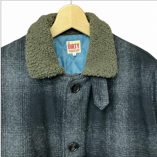 AT-DIRTY アットダーティー FORESTER COAT ウール混 ボア キルティング