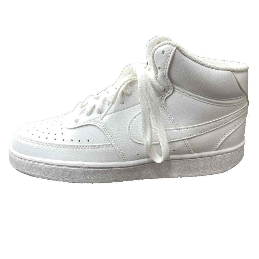 【中古】未使用品 ナイキ NIKE コート ビジョン ミッド NN スニーカー DN3577-100 US7.5 白 ☆AA★ NIKE（ナイキ） 未使用品 コート ビジョン ミッド NN COURT VISION MID