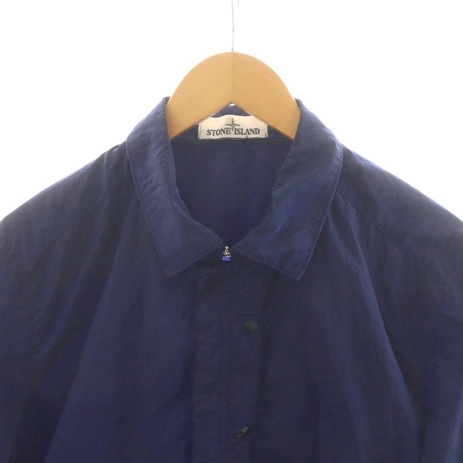 ストーンアイランド STONE ISLAND NYLON METAL ジャケット ロゴ ナイロン L 紺 ネイビー 641510544 /AN13 メンズ : ブランド古着販売のベクトル ...