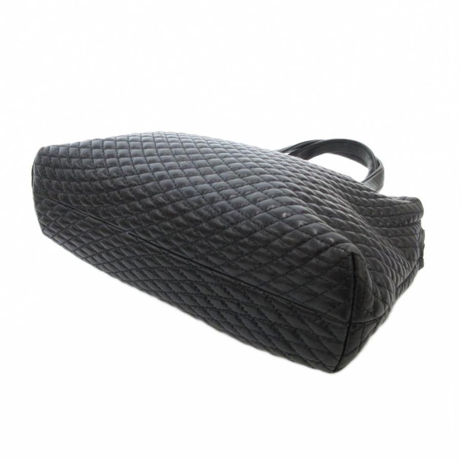 Bally（バリー） ハンドバッグ ロゴ タッセル キルティング レザー 黒