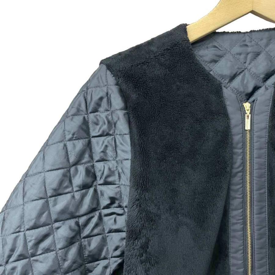 レオナールスポーツ LEONARD SPORT キルティングジャケット ファー切替