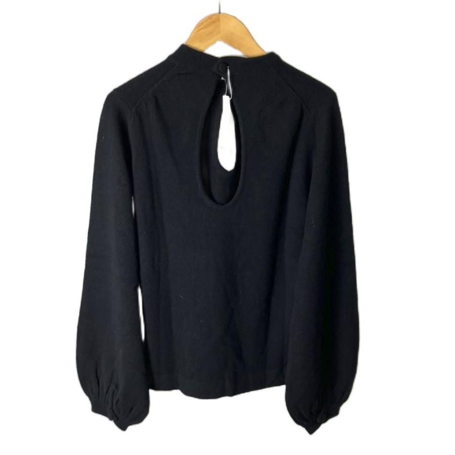 ANN-LOUISE ROSWALD カシミヤ カットワーク ニット セーター M ブラック レディース : ブランド古着販売のベクトル ...