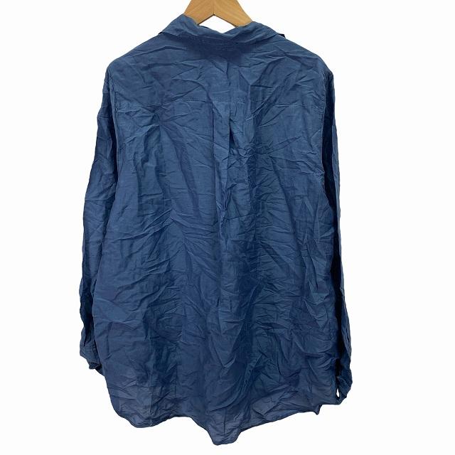 23区 オンワード樫山 タグ付き シャツ ブラウス シルク混 青 ブルー 44 2XL相当 レディース : ブランド古着販売のベクトル - 通販 - Yahoo!ショッピング