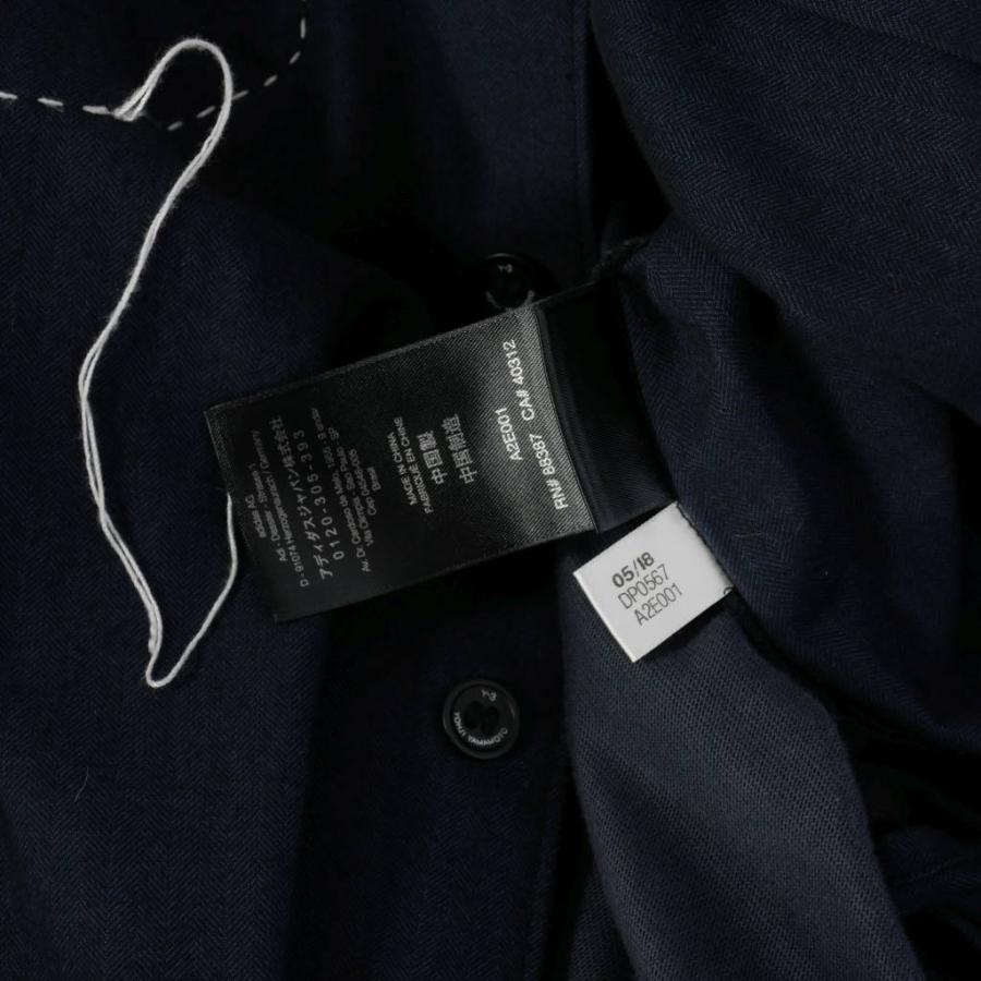 ワイスリー Y-3 ヨウジヤマモト 切替 ロングシャツ 長袖 ステッチ XS
