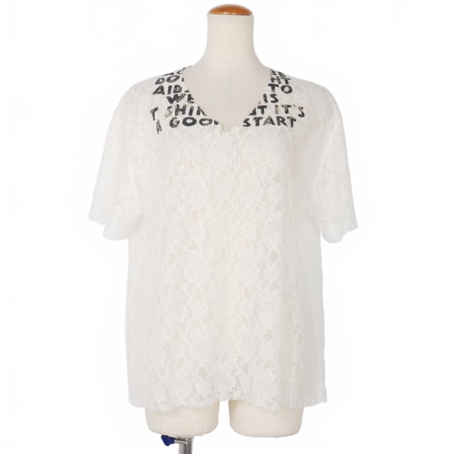 MM6 エムエムシックス トップス S ホワイト レディース エムエムシックス メゾンマルジェラ MM6 Maison Margiela 総レース